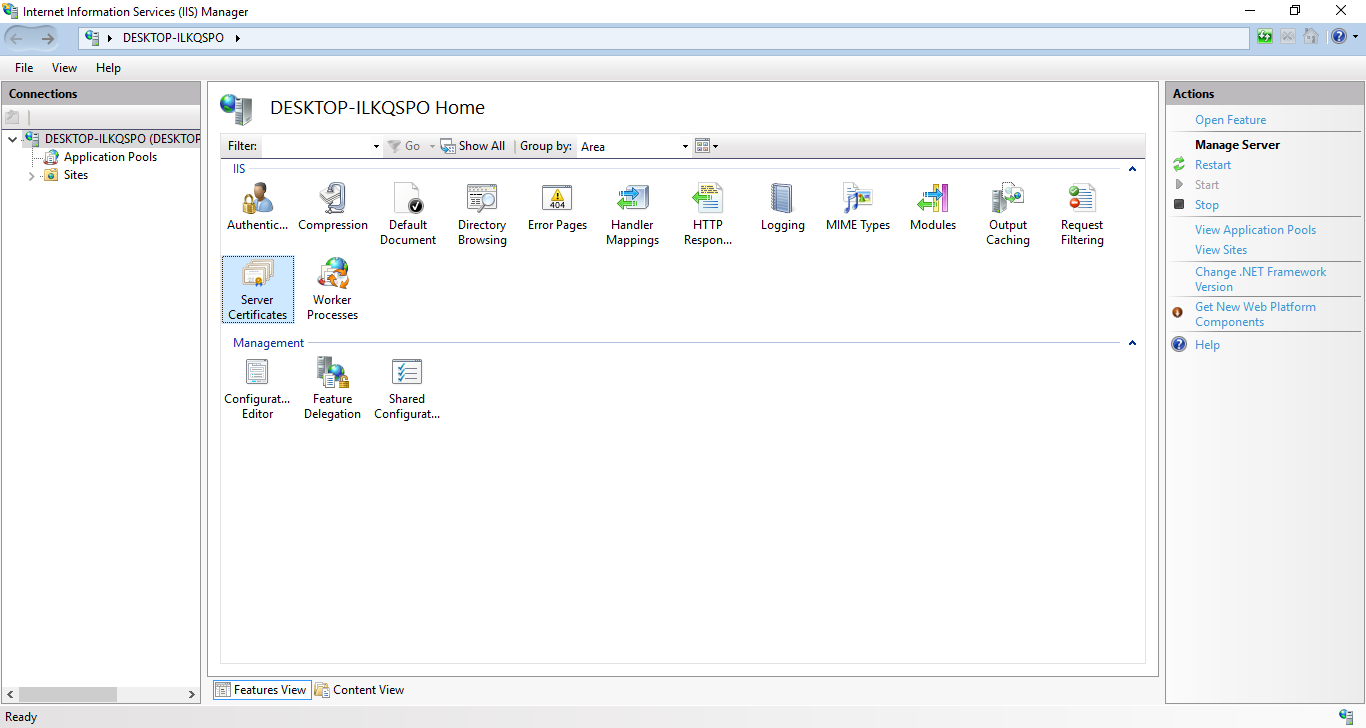 How to generate a CSR code on IIS8 – HelpDesk | SSLs.com How to generate a CSR code on IIS8 – HelpDesk | SSLs.com