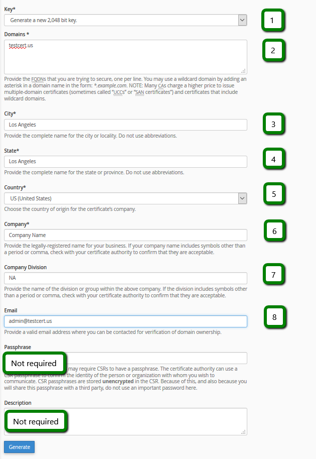 How to generate a CSR code in cPanel – HelpDesk | SSLs.com How to generate a CSR code in cPanel – HelpDesk | SSLs.com