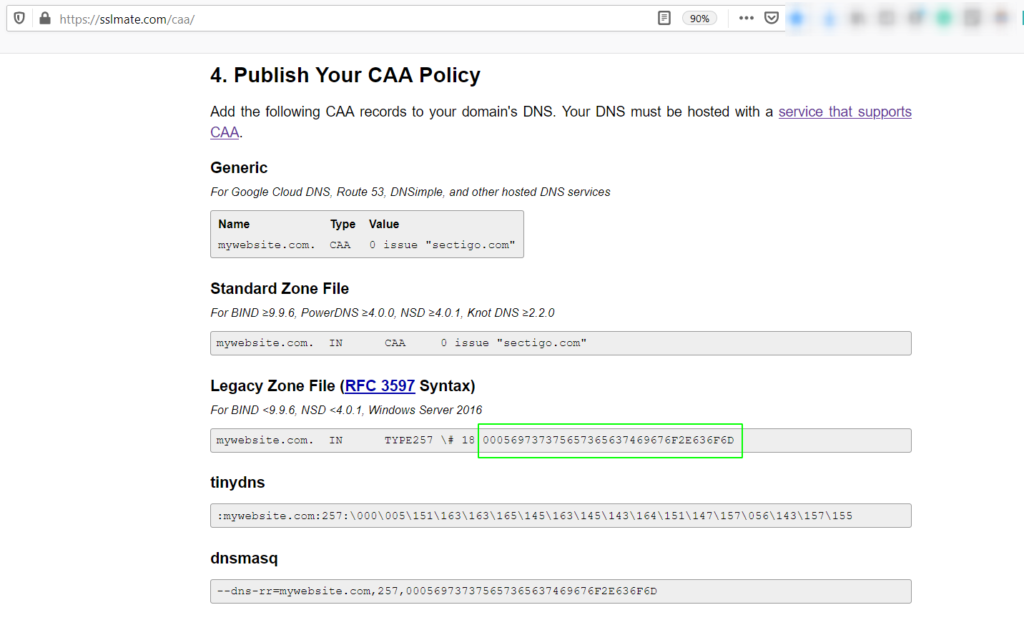 How do I set up a CAA record for my domain? – HelpDesk | SSLs.com